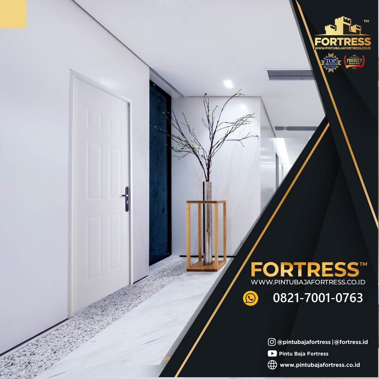 Wa 0821 7001 0763 Kontraktor Steel Door Pengganti Pintu Kayu Fortress ...